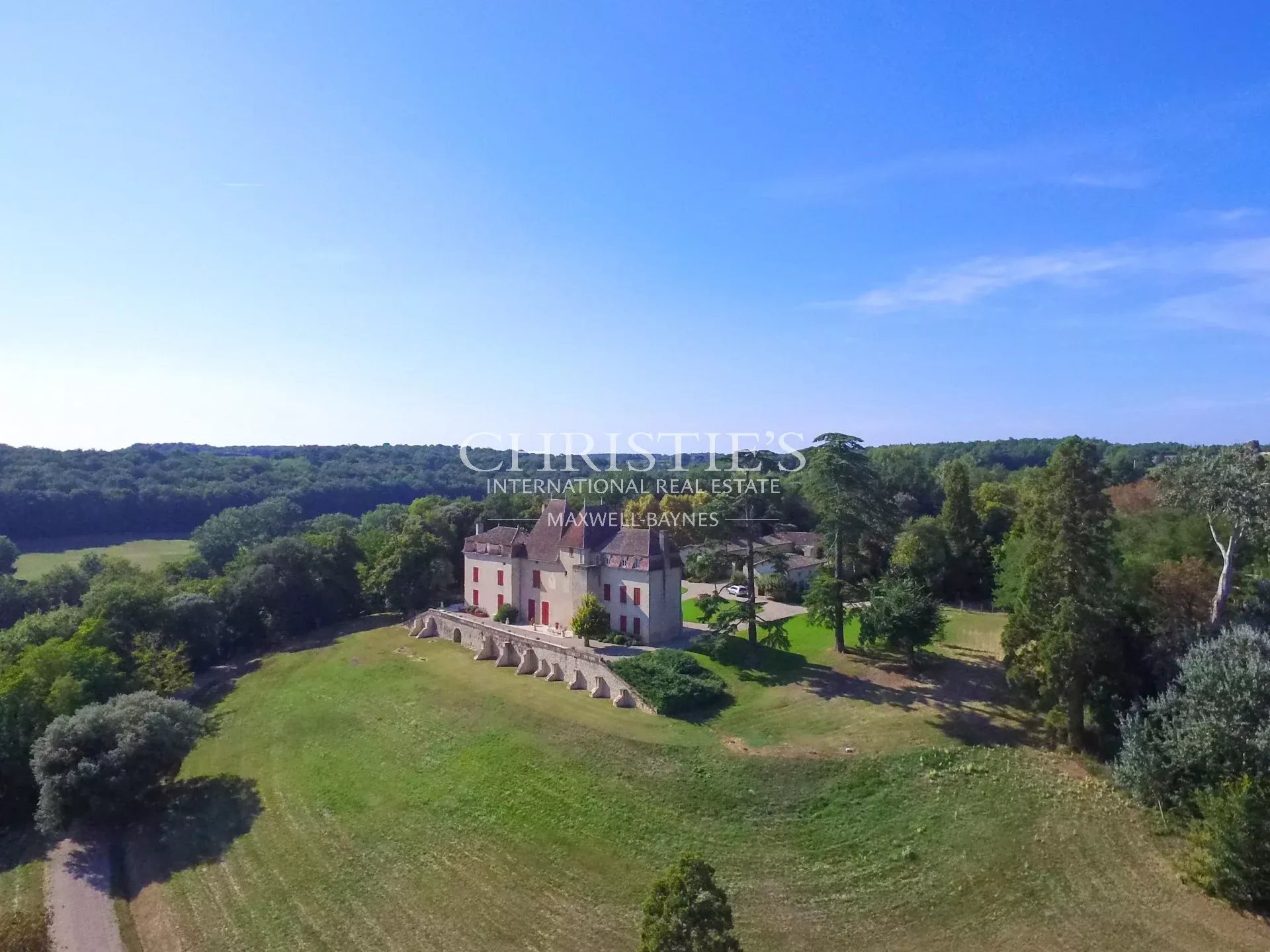 Exceptional Historic Château With Panoramic Views And Equestrian ...
