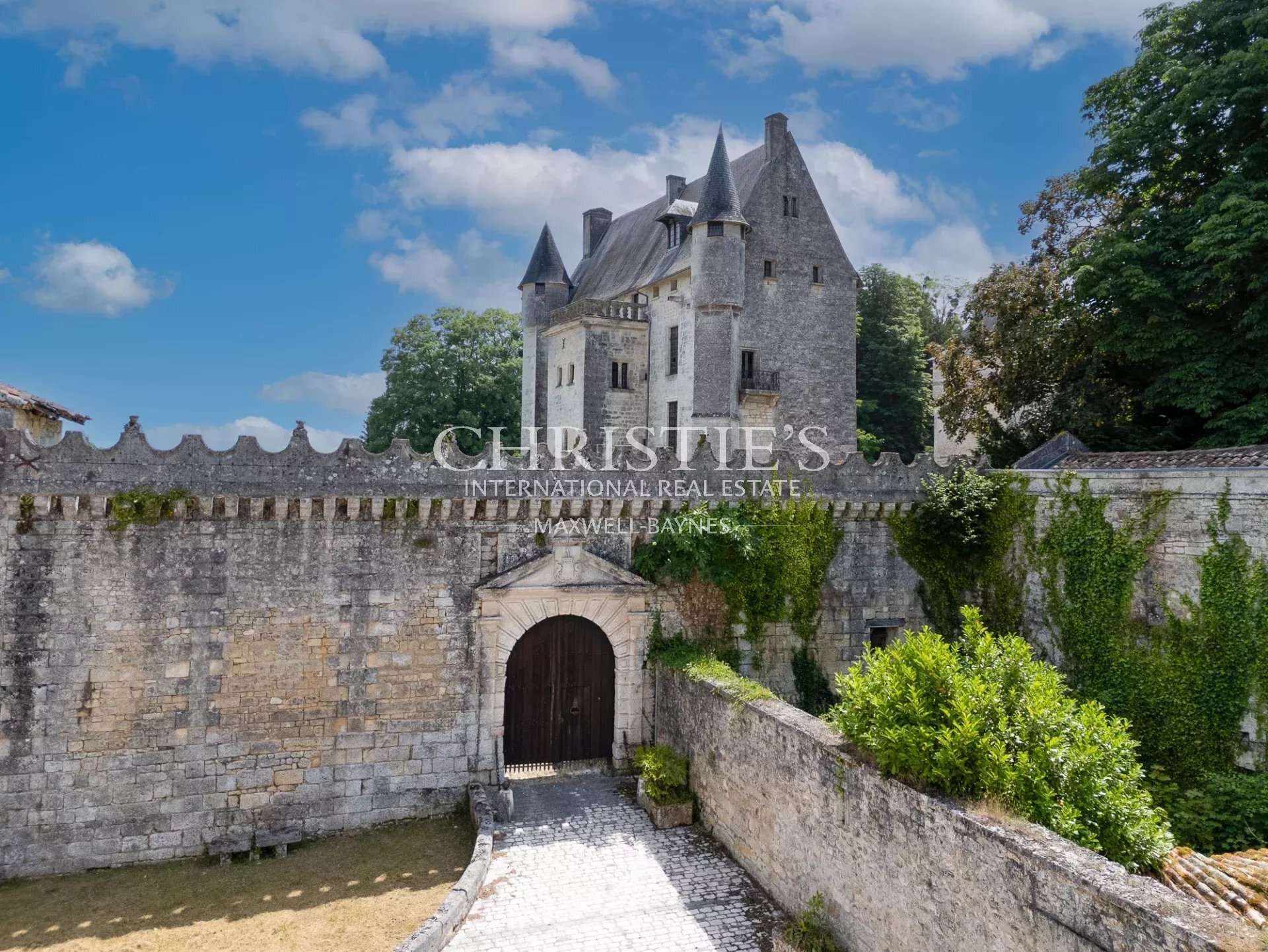 Historic 15th Century Château With Romanesque Church And Extensive ...