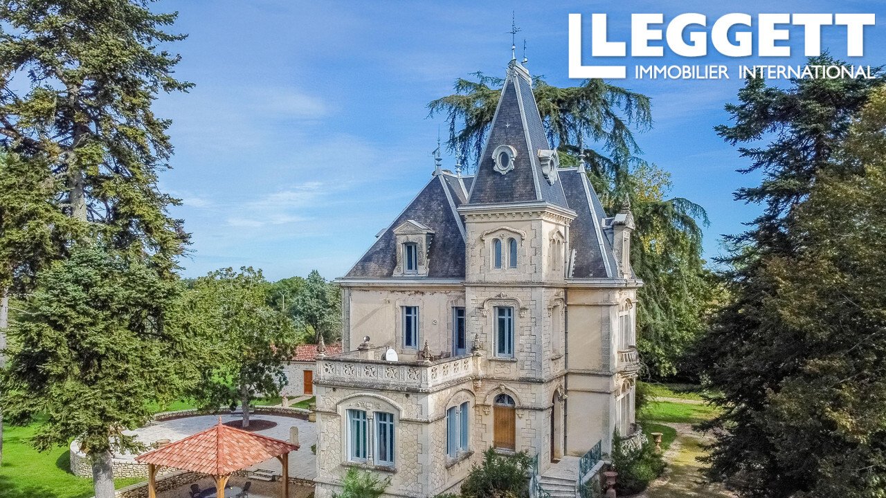 Stunning 1901 Château With Ornate Details And 12 Acres Of Grounds ...